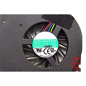 CPU Fan for AVC BAAA0508R5H P003 DC5V 0.5A 4 line Notebook Graphics System Cooling Fan Cooler