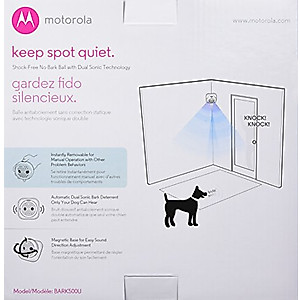 Motorola BARK500U Shock-Free No-Bark Indoor Ultrasonic Bark Deterrent