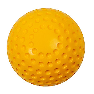 Champion Sports Pitching Machine Softball, 12-Inch, Yellow