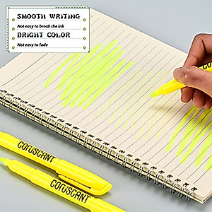 highlighters 80 pack, yellow highlighter,Chisel Tip Highlighter Pens, Non-toxic Odorless Quick-drying Markers for Multipurpose, Fade resistant, for classrooms and offices,A good gift for children