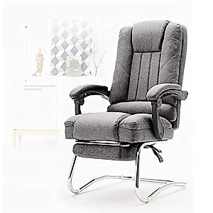 Mlaea Executive Computer Desk Chair, Living Room Computer Chair with Back and Neck Support, Dining Chair Desk Task Chair, 49 * 50 * 66CM(Color:#1)