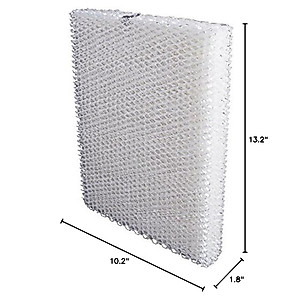 BestAir A35W-PDQ-6 Humidifier Replacement Paper Waterpad Filter, For Aprilaire, American Standard, Bryant, Carrier, Honeywell, Lennox & Totaline Models, 13.2" x 10.2" x 1.8", Single Pack