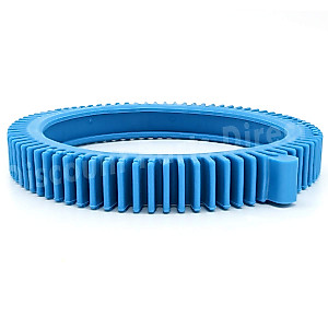 2 Pack 896584000-143 Blue Front Tire Kit with Super Hump - Replacement for Hayward Poolvergnuegen Select Pool Cleaners