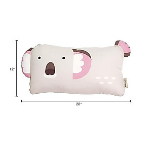 MILO & GABBY Original Animal 3D Toddler Pillowcase for Babies and Kids, 100% Cotton Olive The Koala