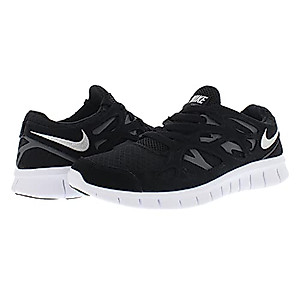 Nike Free Run 2 Unisex Shoes Size 7.5, Color: Black/White/Dark Grey