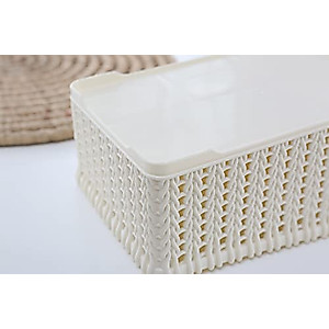 Multi-Purpose Storage Organizer | Office, Living Room, Bathroom Organizer | Holds Stationary, Vitamins, Supplements, Makeup | Large Capacity | Home Organization (Grey)