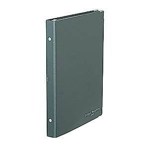 Kokuyo Color Palette Metal Round Ring Binder, B5-S, 26 Holes, Up to 100 Sheets, 5 Colorful Tab Dividers, Middle Vertical Type, Gray, Japan Import (RU-311-2)