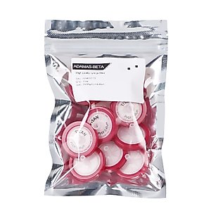 Syringe Filters PVDF (Polyvinylidene Fluoride) 25 mm Diameter 0.45 um,Syringe Lab Filters,Non Sterile Pack of 10 pcs