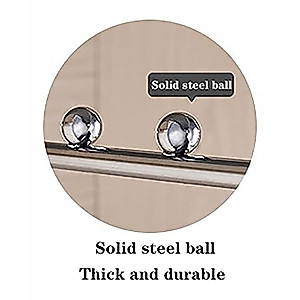 Retractable Closet Pull Out Rod Heavy Duty Pull-Out Retractable Wardrobe Valet Rod Storage Rack Hanger Extender Top Mount Hanging Telescopic Rail Wardrobe Clothes Clothes Rail Ideal for Closet (Color