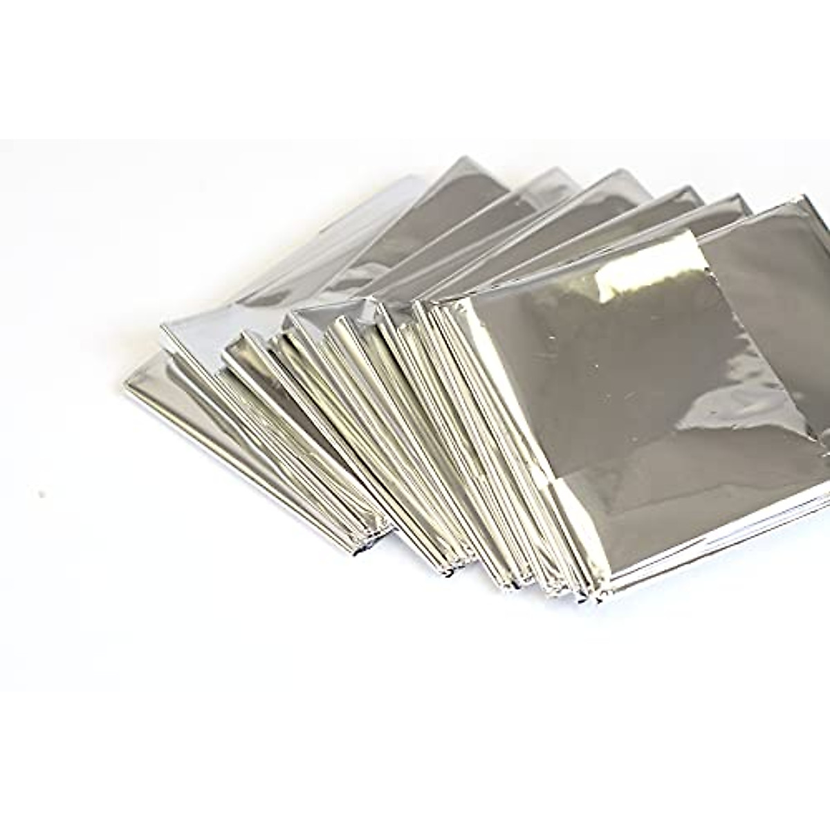 Primacare CB-6841 Emergency Foil Mylar Thermal Blanket, 82" Length x 54" Width