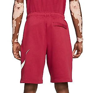 Nike Men's Sportwear Club Shorts (as1, Alpha, m, Regular, Regular, Pomegranate, Medium)