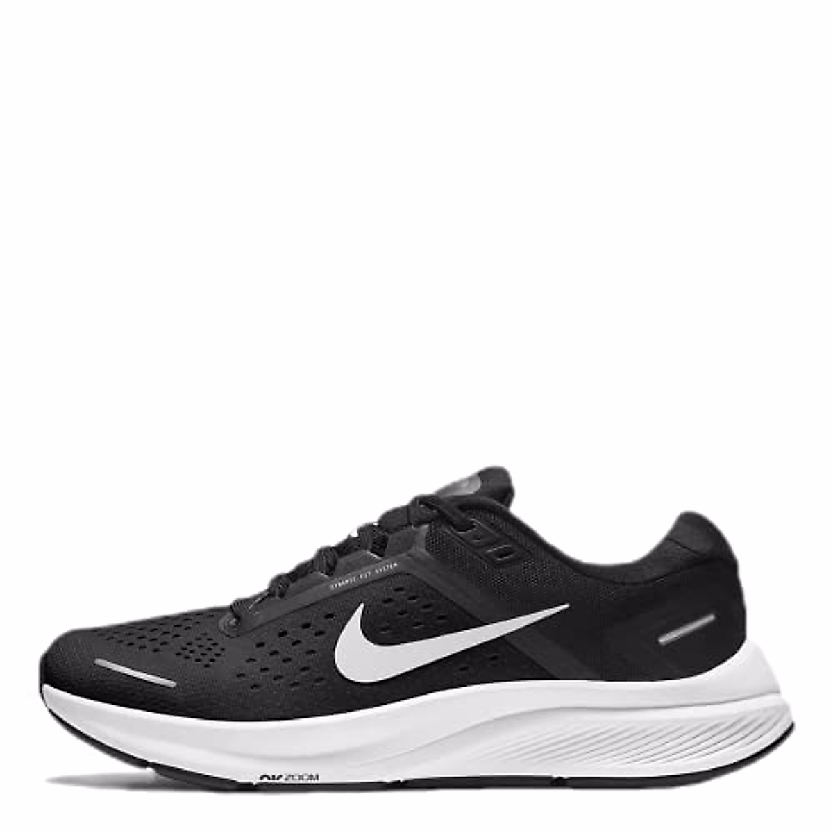 Nike Women's W AIR Zoom Structure 23 Sneaker, Black White Anthracite, 6