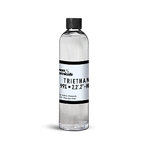 Triethanolamine (Tea) for Cosmetics 250 mL 99% pH Balancer, Surfactants DIY Skincare and Cosmetic Products by Talsen Chemicals