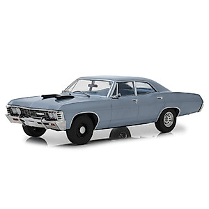 1967 Chevrolet Impala Sedan Steel Blue The A-Team (1983-1987) TV Series 1/18 Diecast Model Car by Greenlight 19047