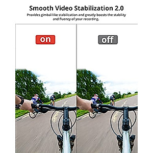 AKASO Brave 4 Elite 4K60fps 20MP Ultra HD Action Camera IPX8 33FT Underwater Camcorder Waterproof Camera with 64GB Storage, Touch Screen, Stabilization 2.0, Built-in 1650mAh Battery and Accessory Kit