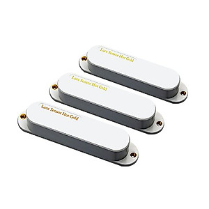 Lace Hot Gold 21153-11Sensor with Hot Bridge Electric Guitar Electronics, 3-Pack