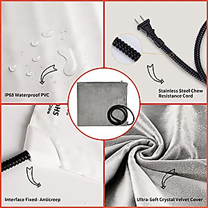 Toozey Heated Cat House for Winter, Indoor/Outdoor Weatherproof Cat House with Heated Pet Pad, Providing Safe Feral Outdoor Cat House for Cats or Small Dogs, Easy to Assemble Cat Shelter