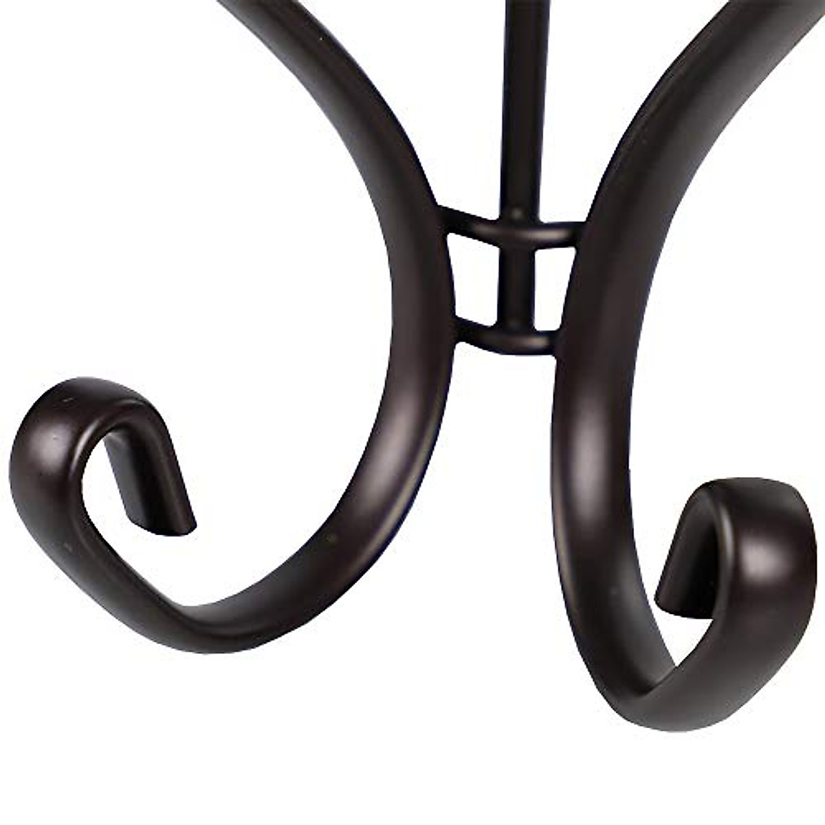 Home Basics Over The Door Double Hook (Bronze)