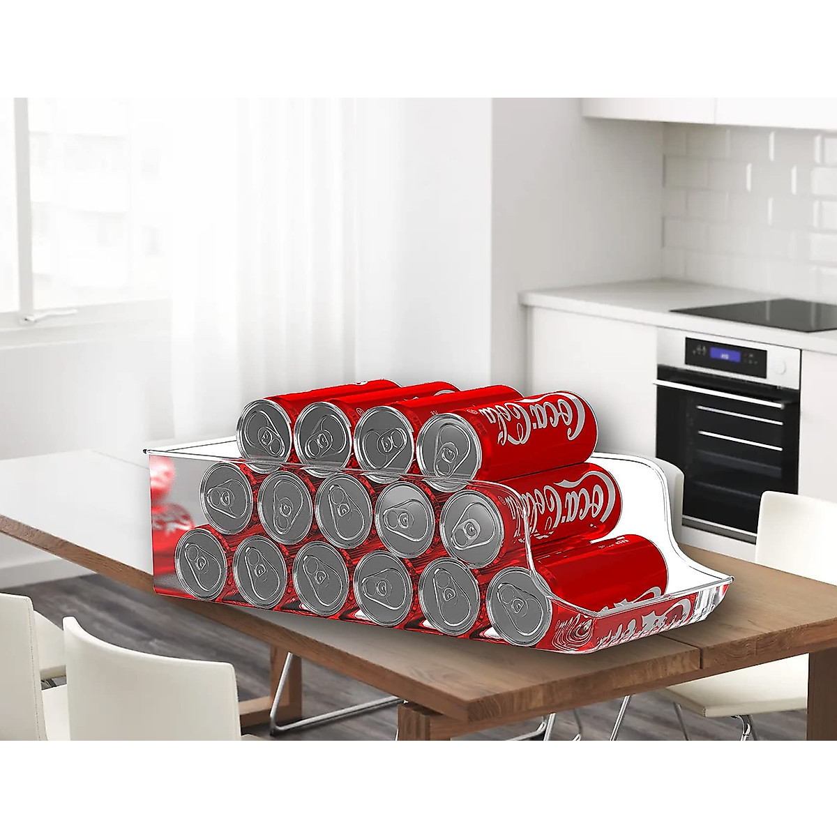 Acalu Refrigerator Organizer Bins Fridge can organizer for pantry Freezer and Storage,Canned Food Container Bin for Refrigerator Beverage