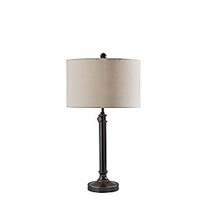 Adesso Home SL1165-26 Table Lamp from Barton Collection 15.00 inches, Bronze