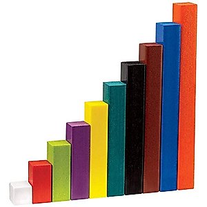 hand2mind Foam Cuisenaire Rods Individual Set, Math Manipulatives, Montessori Math Rods, Math Counters, Math Blocks, Counting Blocks, Montessori Math, Fraction Bars, Number Rods (Set of 74)
