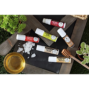 Dionis - Goat Milk Skincare Vanilla Bean Scented Lip Balm (0.28 oz) - Set of 3 - Made in the USA - Cruelty-free and Paraben-free