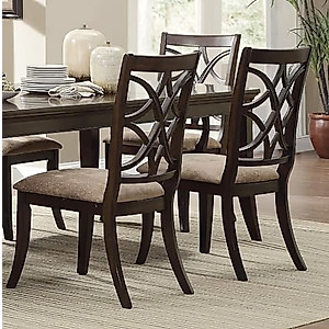 Patio Chairs for Adults, Dining Chair 20 Inch Seat Height 2PCS Cherry Seat Height 20" Wood Capacity 250LB 25.75" L 21" W 40.5" H Living Room Bedroom