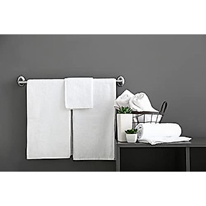 A1 HOME COLLECTIONS 100% Organic Cotton Towels 700 GSM Plush Feather Touch Quick Dry Wash Cloth, Pack of 6 GOTS Certified, Oeko-Tex Green Certified, Organic Cotton Wash Cloth 13"X13" (White)