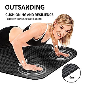 Exercise Equipment Mat,Treadmill Mat, Exercise Bike Trainer Mat, Fitness Home Gym Mat, Elliptical Mat,Spin Bike Mat,Small And Large Exercise Mat,Workout Pads For Floor,Workout Matt For home Gym Carpet