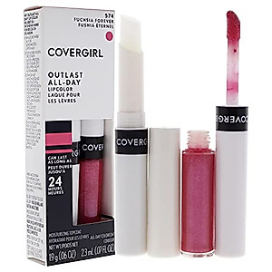 COVERGIRL Outlast All-Day Lip Color With Topcoat, Fuchsia Forever