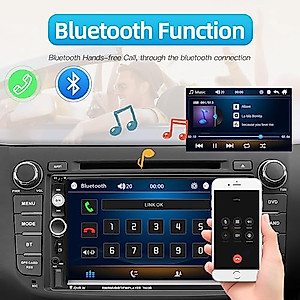 Double Din Car Stereo with Bluetooth and Backup Camera 7 inch HD Touchscreen Multimedia Car Audio Receivers Support FM USB TF Card AUX-in Mirror Link+Remote Control+Wireless Steering Wheel Control