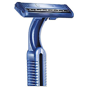 GoodNews Regular Disposable Razor, 2 Blades, Navy Blue, 10/Pack, 10 Pa