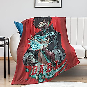 Da-bi Blanket Anime Soft Micro Flannel Guilt Warm Throw Blanket Couch Sofa Bed Living Room Blanket for Men Women Gifts 40"x50"