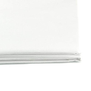 Rose Flavor Cotton Muslin Fabric 2 OZ 58 Inches Wide 1 Yard(White)