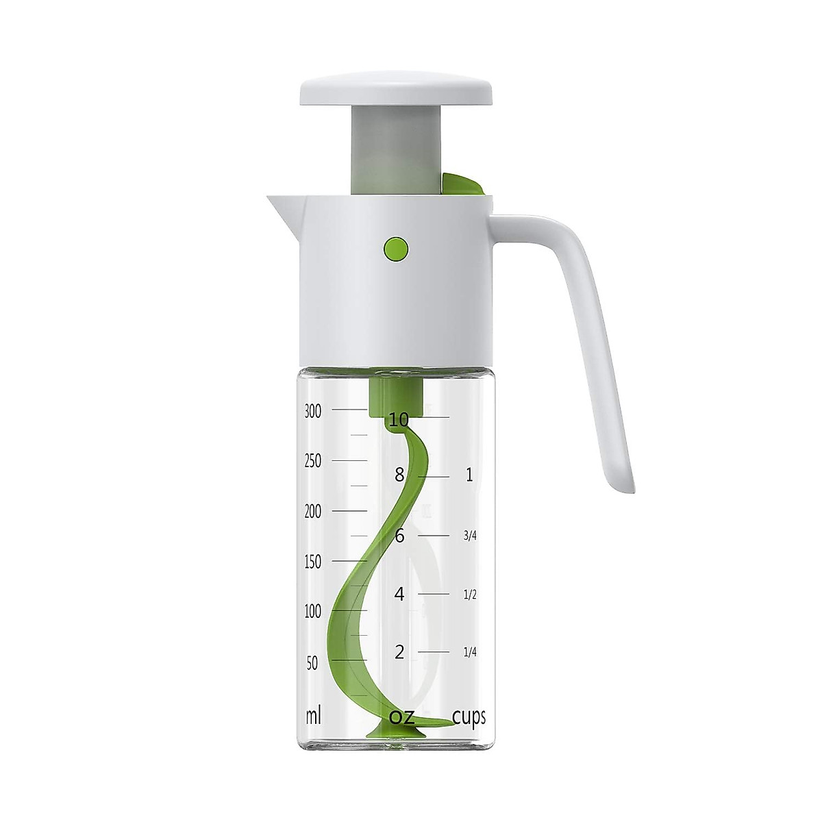 Vucchini Salad Dressing Shaker Mixer Bottle Homemade Salad Dressing Container - BPA Free Glass Juice Storage Ketchup