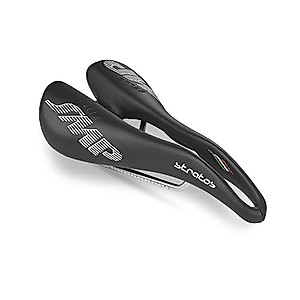 Smp SMP4Bike Men's 4Bike Stratos Saddles, Black, 26.6 x 13.1-cm