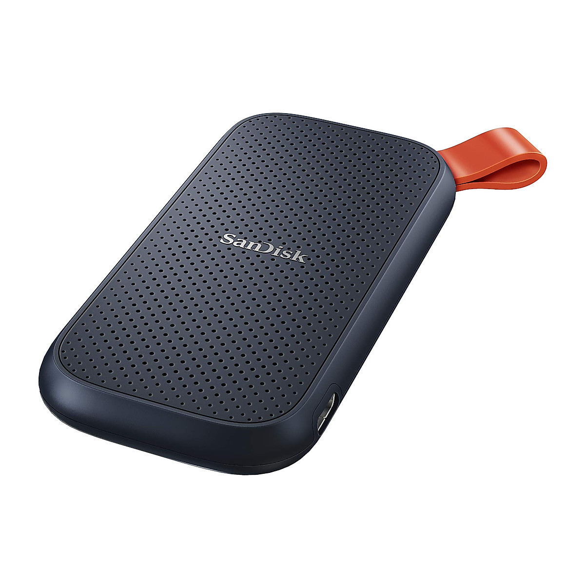 SanDisk 480GB Portable SSD, External Solid State Drive, Speeds Up to 520MB/s, External NVMe Solid State Drive, Rugged SSD, Heavy Duty Rubber Hook, Grey