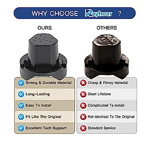 240328203 Refrigerator Door Hinge Bearing for Frigidaire & Electrolux Refrigerators, Door Hinge Bushing Replacement Part – Replaces 7240328203, AP3757897, 1056737 (1 Pack)