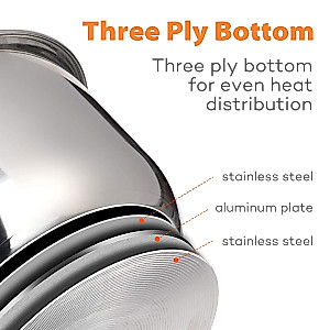 Goldlion Accessories for Ninja Foodi 6.5 Qt, Stainless Steel Inner Pot, Inner Pot Cover