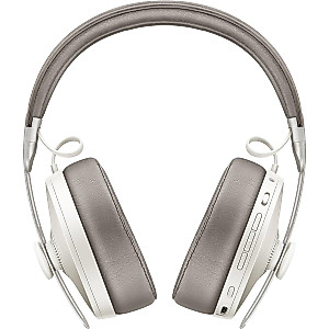 Sennheiser Momentum 3 Wireless - Active Noise Cancelling Headphones with Alexa, Auto On/Off, Smart Pause Functionality and Smart Control App - White