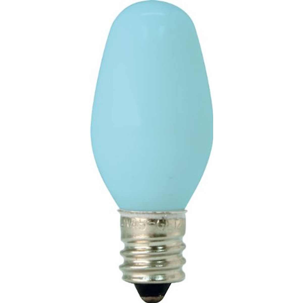 GE Lighting 26223 4-Watt Specialty C7 Incandescent Light Bulb, Blue, 2-Pack