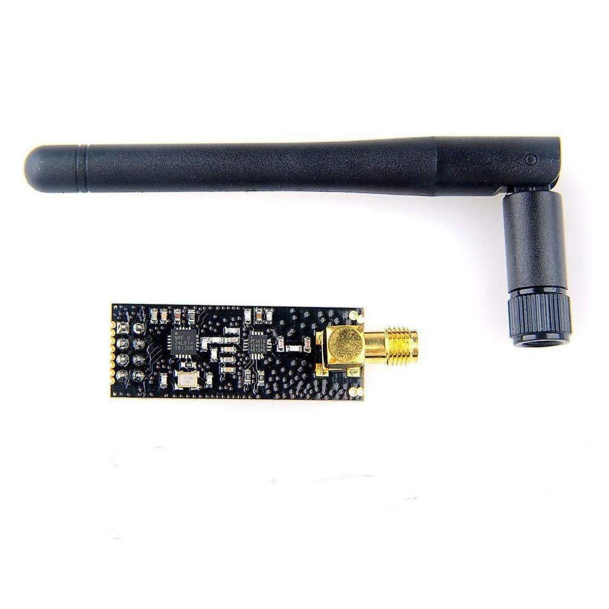 HiLetgo 2pcs NRF24L01+PA+LNA Wireless Transceiver RF Transceiver Module with SMA Antenna 2.4G 1100m