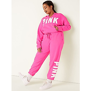 Victoria's Secret Pink Everyday Lounge Relaxed Jogger, Atomic Pink Wash, Large