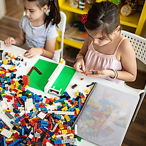 Mesh Zipper Pouch, 6PCS Waterproof Plastic Mesh Zipper Bag, A3 Size Tear-Resistant Document Pouch, Extra Large Zip File Bags, for School Office Supplies Home Travel Storage(17×12 Inch)