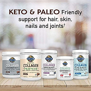 Garden of Life Grass Fed Collagen Protein Powder - Chocolate, 14 Servings, Collagen Powder for Joints Mobility Muscle Repair, Collagen Peptides Super Seeds Coconut MCTs, Keto Collagen Supplements