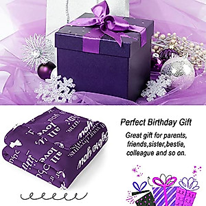 70th Birthday Gift for Women Blanket 50"x60" - Best Gifts for 70 Years Old Woman - 70th Birthday Gift Idea - Birthday Gift for 70-Year-Old Grandma Mom Wife, 1952 70th Birthday Blanket