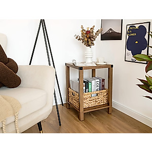 StorageWorks Water Hyacinth Wicker Baskets