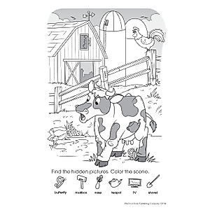 School Zone - My First Hidden Pictures Workbook - Ages 4 to 6, Preschool to Kindergarten, Activity Pad, Search & Find, Picture Puzzles, Coloring, and More (School Zone Little Busy Book™ Series)