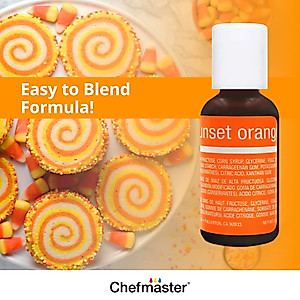 Chefmaster - Liqua-Gel Food Coloring - Fade Resistant Food Coloring - 12 Pack - Vibrant, Eye-Catching Colors, Easy-To-Blend Formula, Fade-Resistant