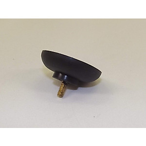 JL Missouri Parts 4X 3/8" #8-32 Screw in 1 1/2" Rubber Suction Cup, 1/2" Tall, Made in USA